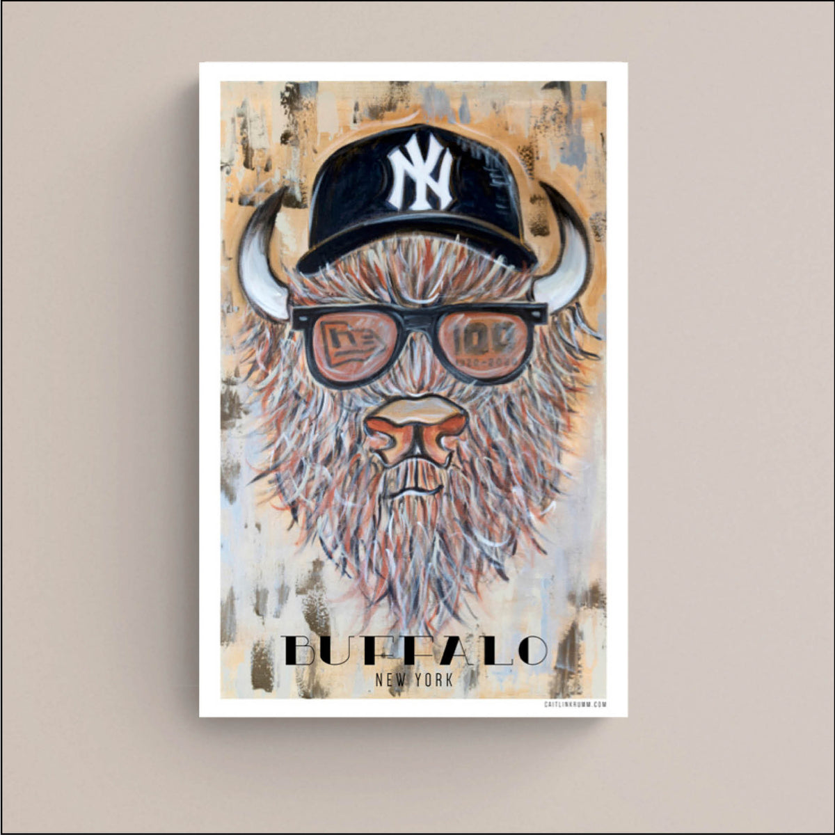 Buffalo Print New Era Art | 11x17 Buffalo Theme Print – Finishing ...